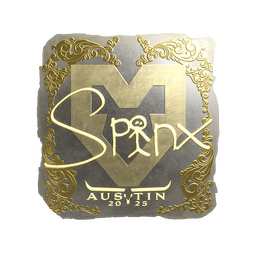 Spinx (Gold) | Austin 2025 Sticker - CS2 Skins