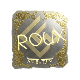 ROUX (Gold) | Austin 2025 Sticker - CS2 Skins