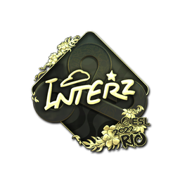 interz (Gold) | Rio 2022 Sticker - CS2 Skins