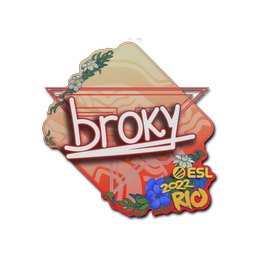 broky | Rio 2022 Sticker - CS2 Skins